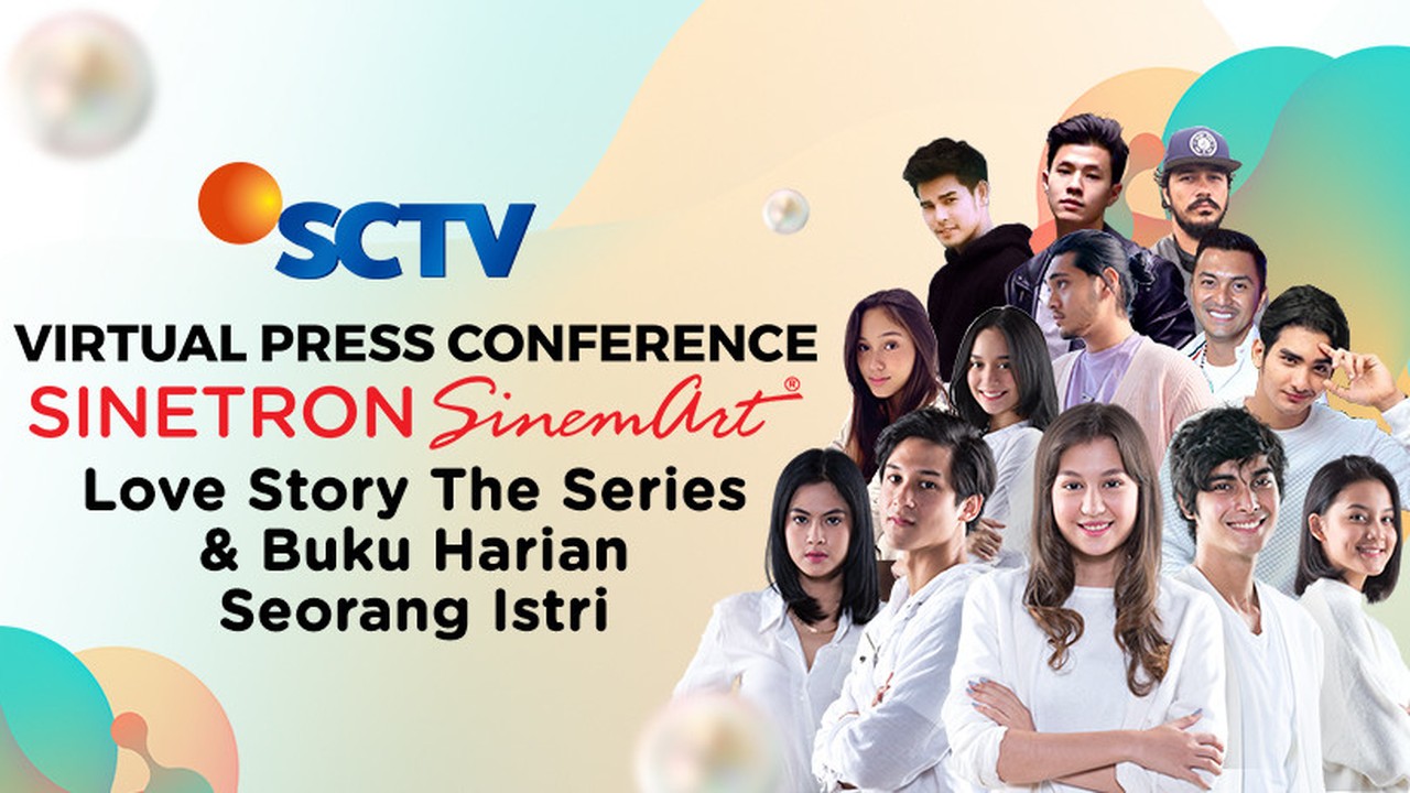 Streaming Virtual Press Conference Sinetron Terbaru SCTV - Vidio.com